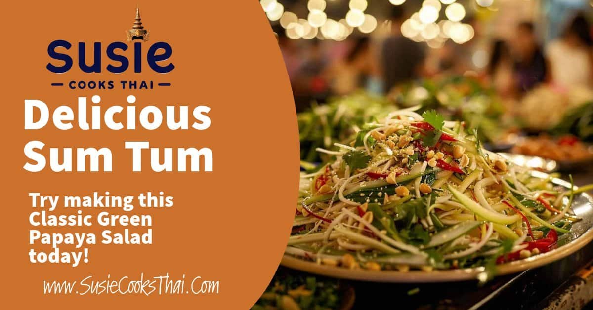 Authentic Thai Green Papaya Salad - Easy Som Tum Recipe