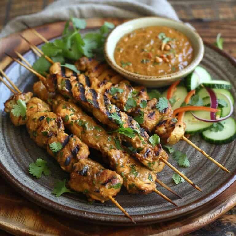 Chicken Satay (Satay Gai) Recipe - Susie Cooks Thai