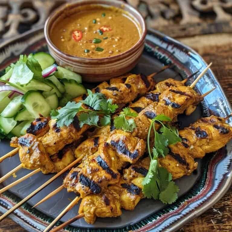 Chicken Satay (Satay Gai) Recipe - Susie Cooks Thai