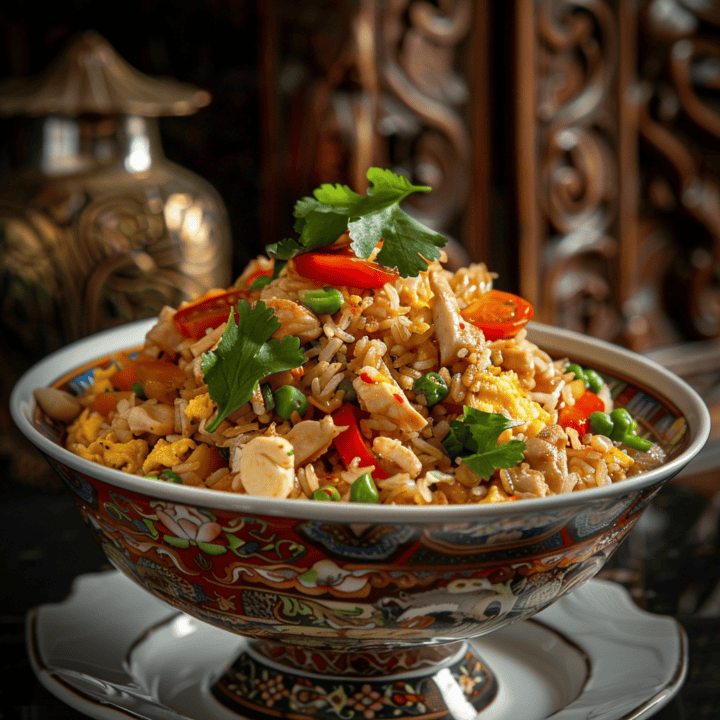 Thai Chicken Fried Rice(Khao Pad Gai) - Susie Cooks Thai