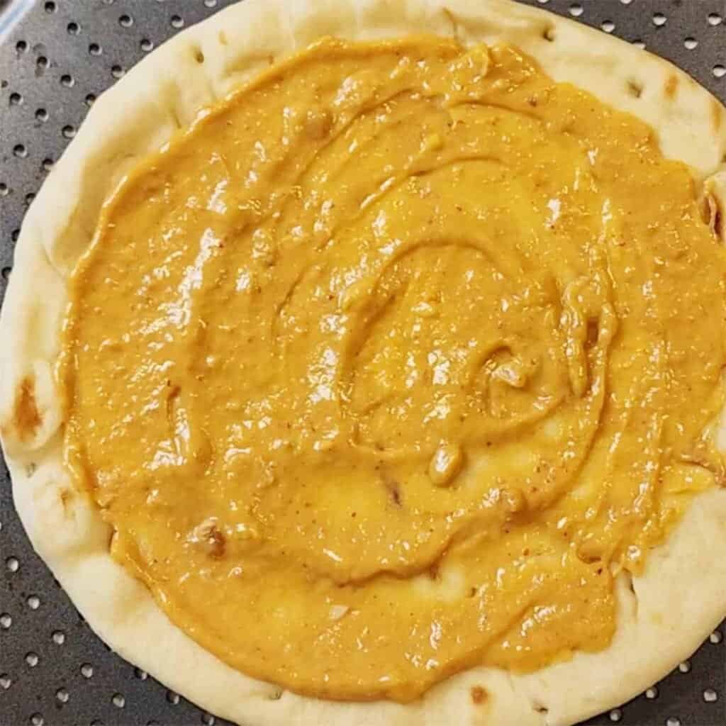 Signature Thai Chicken Flatbread - Susie Cooks Thai